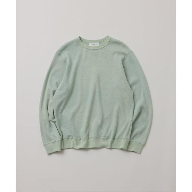 ジャーナルスタンダード（JOURNAL STANDARD）/《予約》【FOLL / フォル】antique washed thermal crewneck