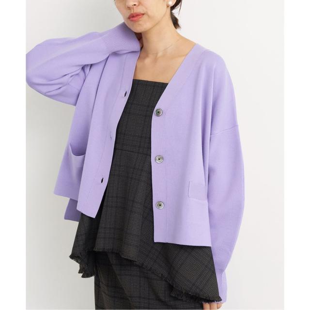 イエナ（IENA）/スーパーファインスムース ショートカーディガン