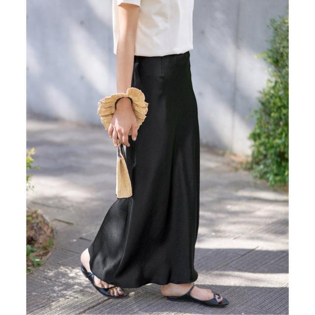 イエナ（IENA）/《追加11》ダブルサテンスカート