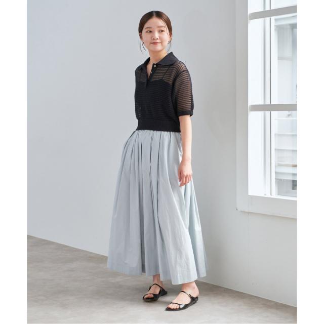 イエナ（IENA）/《WEB限定/追加3》タイプライター ボリュームスカート