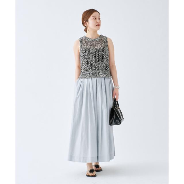 イエナ（IENA）/《WEB限定/追加3》タイプライター ボリュームスカート