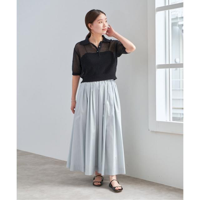 イエナ（IENA）/《WEB限定/追加3》タイプライター ボリュームスカート