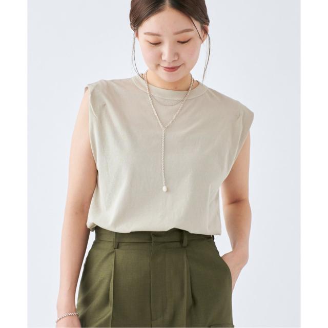 イエナ（IENA）/ATON/エイトン FRESCA SINGLE JERSEY ノースリーブ