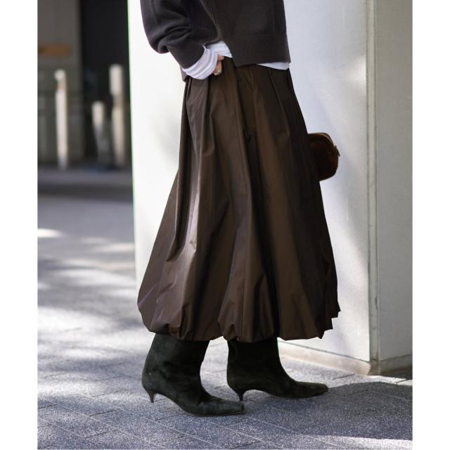 イエナ（IENA）/《WEB限定/追加2》タフタバルーンスカート