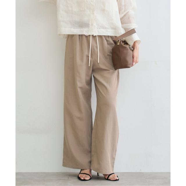イエナ（IENA）/リネン混イージーパンツ