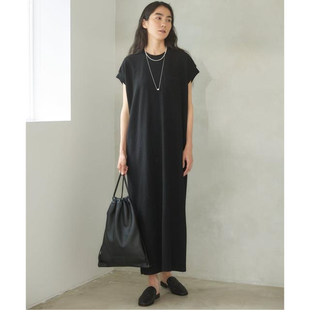 イエナ（IENA）/《追加》BLACK ポケットTドレス
