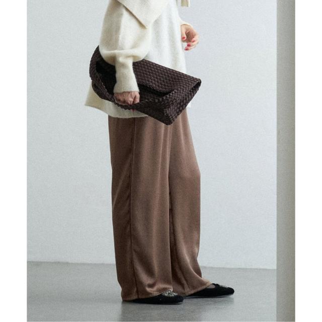 イエナ（IENA）/《WEB限定/追加》サテンリラックスパンツ