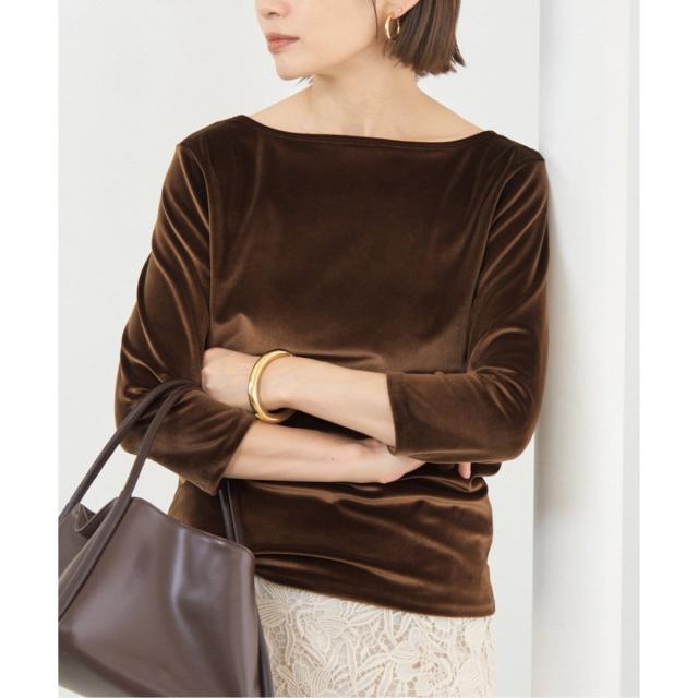 イエナ（IENA）/スノーベロア プルオーバー