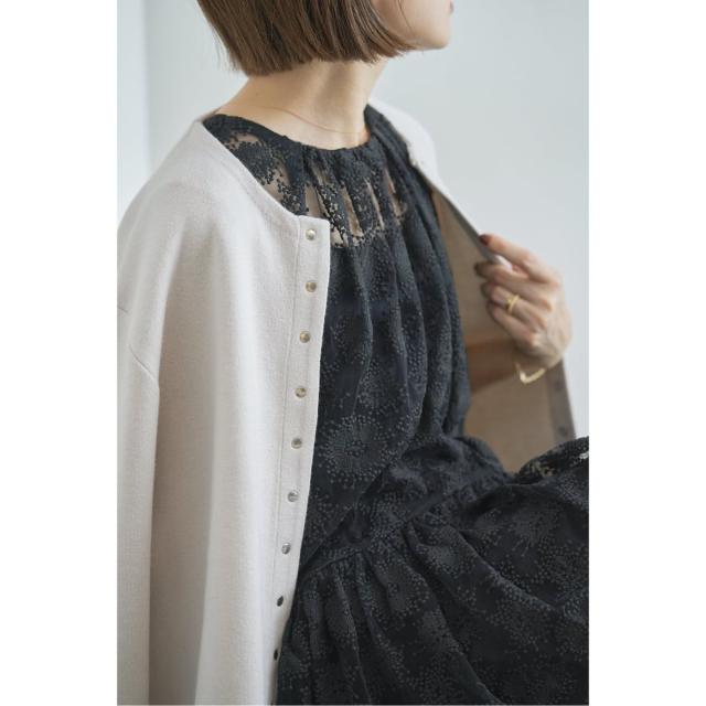 イエナ（IENA）/フラワーレース ペプラムブラウス