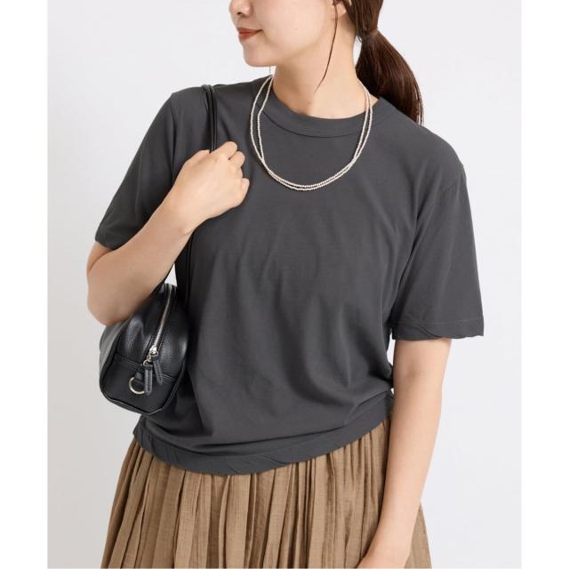 イエナ（IENA）/《追加》ATON/エイトン 別注 FRESCA SINGLE JERSEY Tシャツ