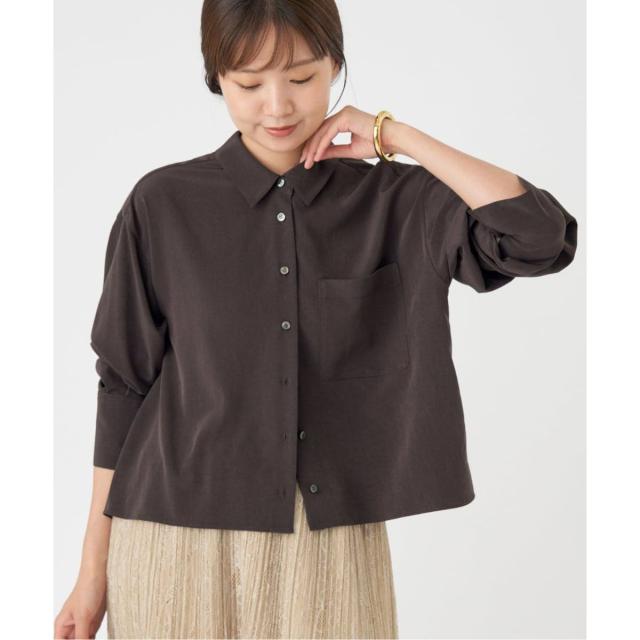 イエナ（IENA）/SOALON ボクシーシャツ