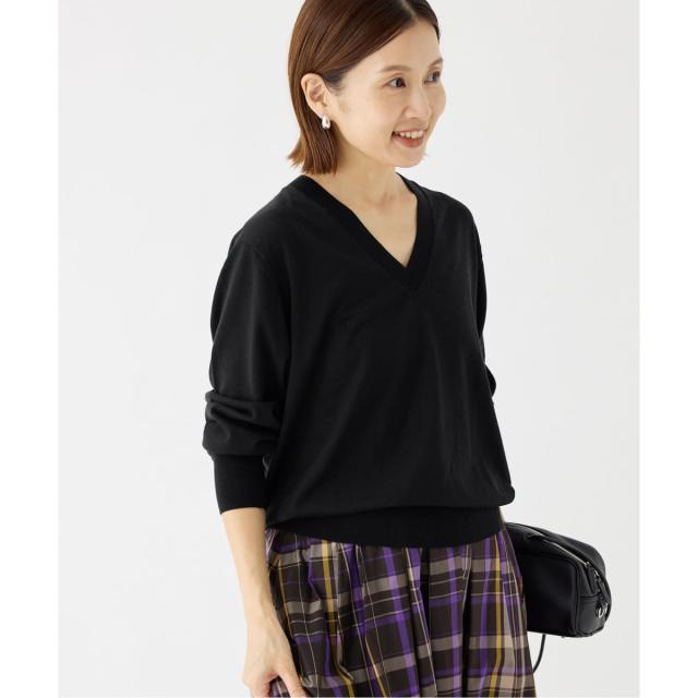 イエナ（IENA）/《追加》18G Vネックプルオーバー