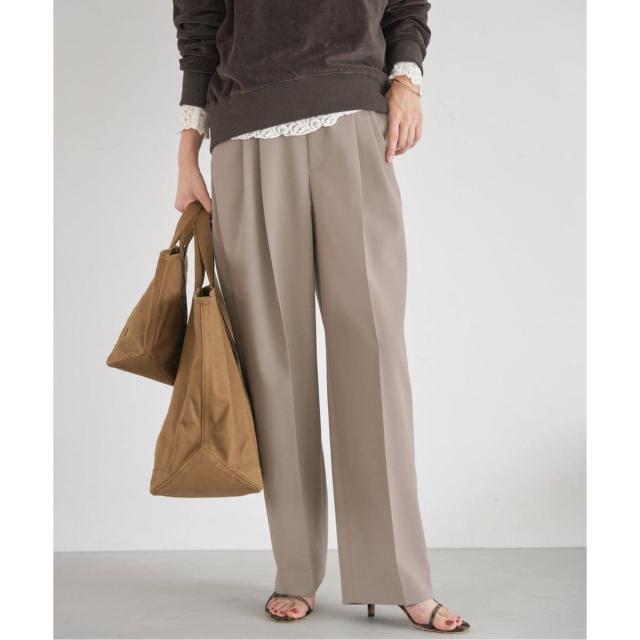 イエナ（IENA）/サスペンダーダブルクロスパンツ