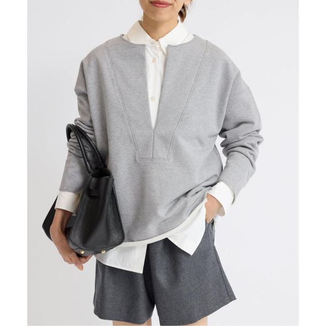 イエナ（IENA）/裏毛スキッパー