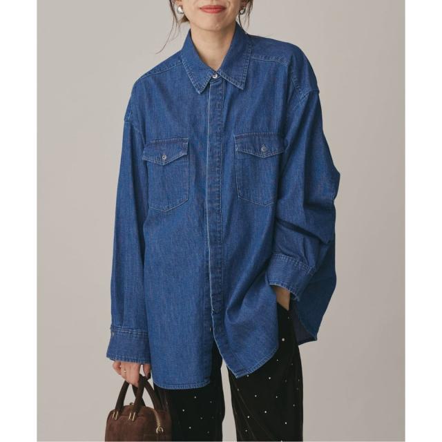 イエナ（IENA）/ファインデニムドルマンワーカーズシャツ