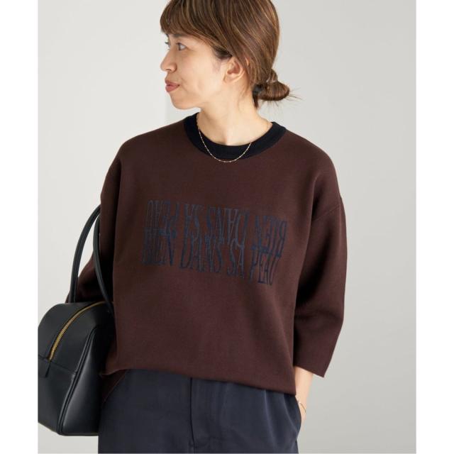 イエナ（IENA）/Maison IENA ロゴニットプルオーバー