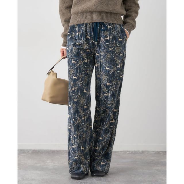 イエナ（IENA）/COUTURE D’ADAM/クチュールドアダム 別注 ベルべットイージーパンツ