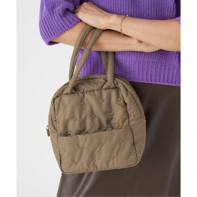 イエナ（IENA）/ドットキルトジップバッグ