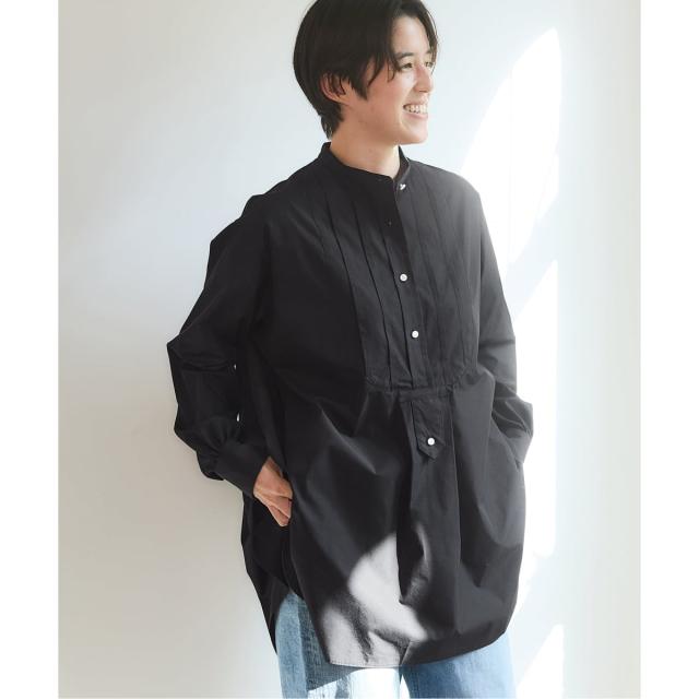 イエナ（IENA）/BLACK ピンタックシャツ