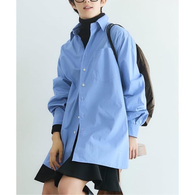 イエナ（IENA）/BLACK バイカラーステッチシャツ