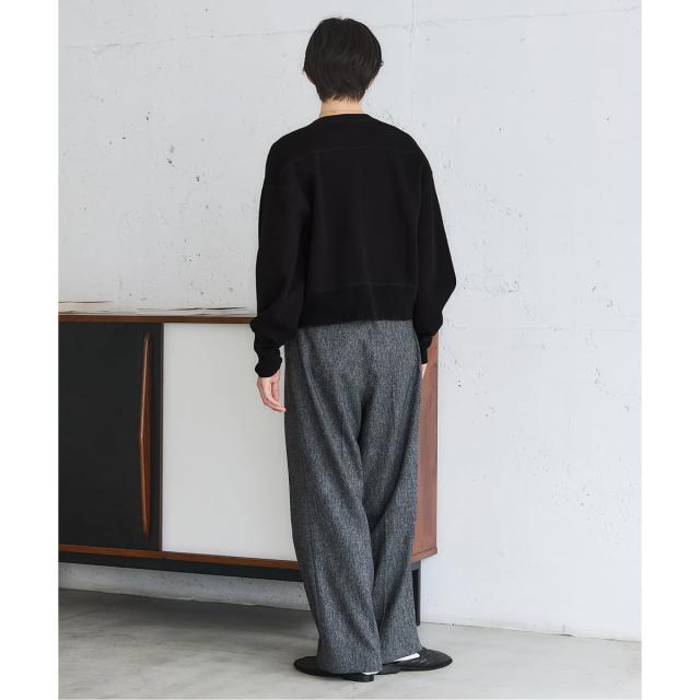 イエナ（IENA）/《追加2》BLACK ジップアップスウェット