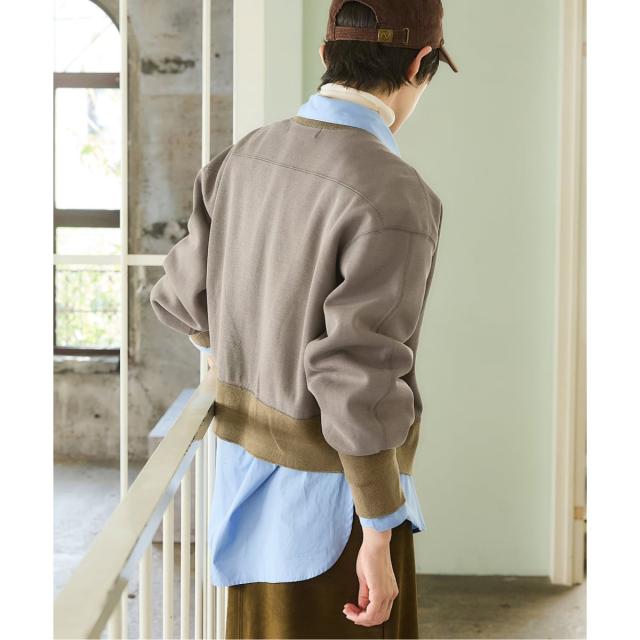 イエナ（IENA）/《追加2》BLACK ジップアップスウェット