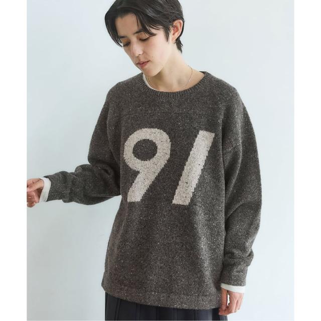 イエナ（IENA）/BLACK ローゲージインターシャニット