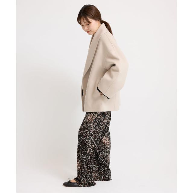 イエナ（IENA）/《追加》Super160 ショールカラーハーフコート