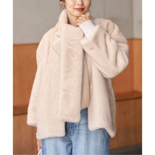 イエナ（IENA）/フラッフィーストールブルゾン