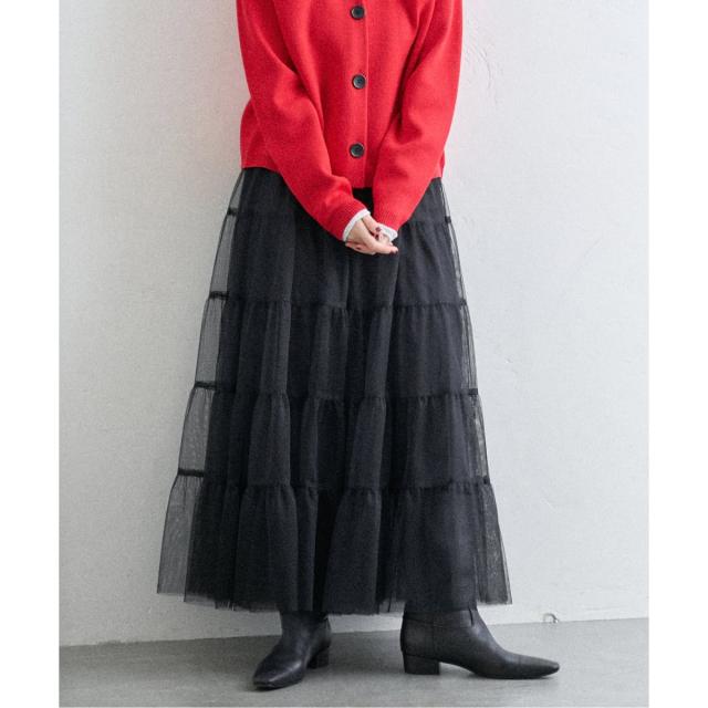 イエナ（IENA）/チュールティアードスカート