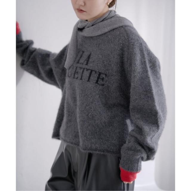 イエナ（IENA）/フォックス混LA MUETTE ロゴニット