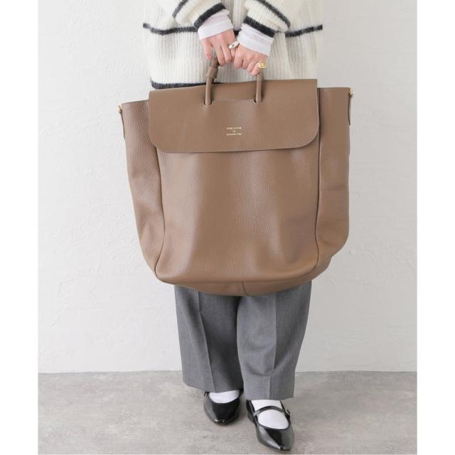 イエナ（IENA）/YOUNG&OLSEN/ヤングアンドオルセン EMBOSSED LEATHER TOTE L バッグ