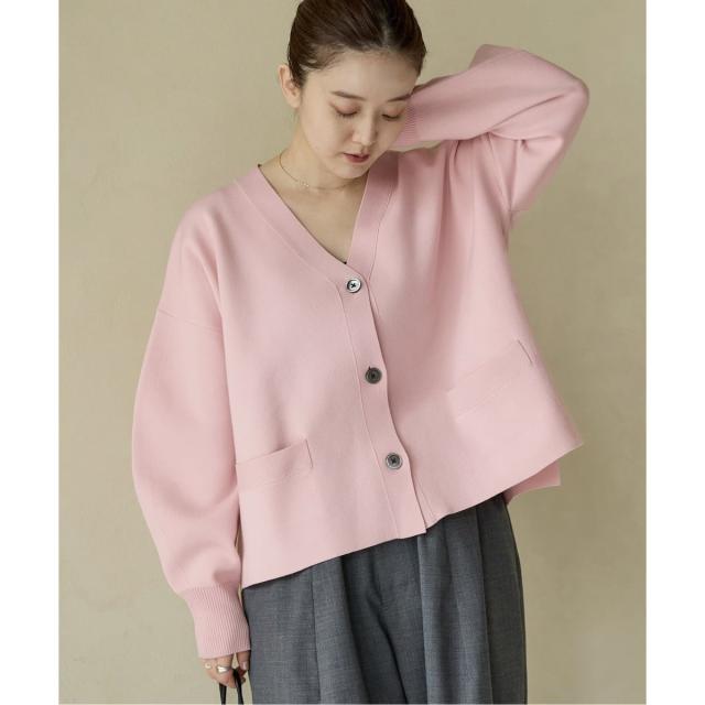 イエナ（IENA）/《追加4》スーパーファインスムース ショートカーディガン