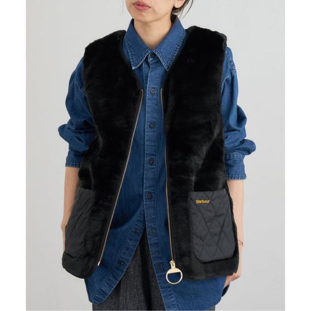 イエナ（IENA）/Barbour/バブアー KARIN FAUX FUR GILET ベスト LGI0201