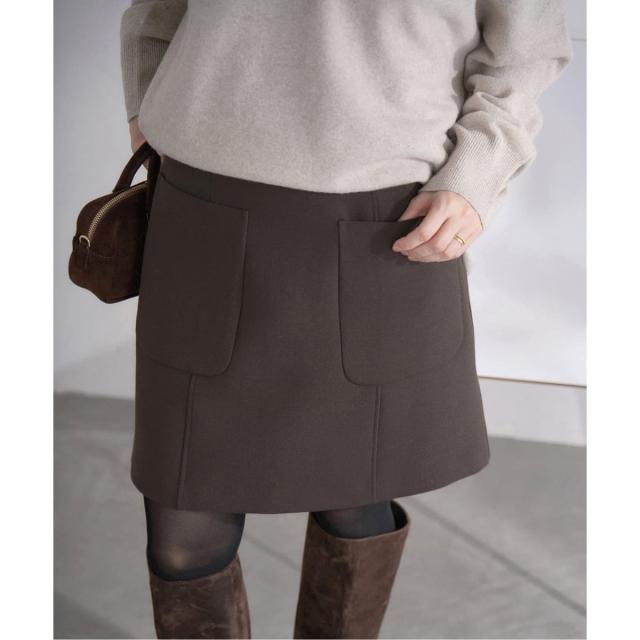 イエナ（IENA）/《追加》FLEXウールライトミニスカート