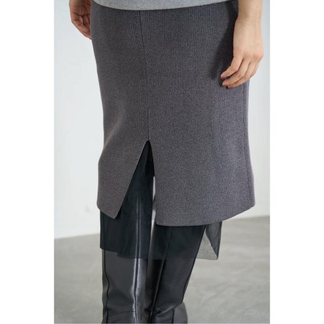 イエナ（IENA）/チュールハーフリブスカート