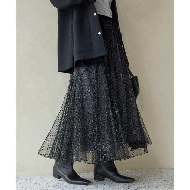 イエナ（IENA）/ドットラメチュールスカート