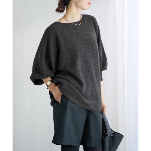 【NEW】イエナ（IENA）/ピュア カシミヤ ドルマンプルオーバー