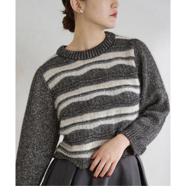 【NEW】イエナ（IENA）/モヘヤMIXラメニット