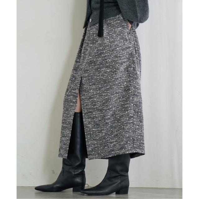 イエナ（IENA）/ドットツイードタックスカート