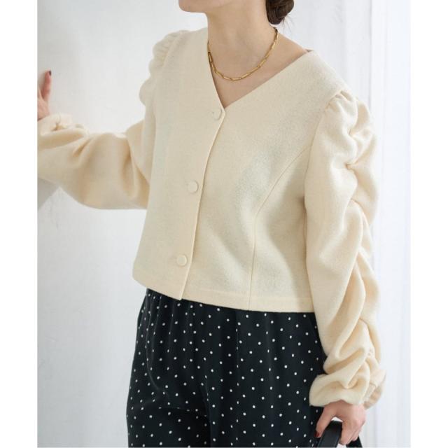 【NEW】イエナ（IENA）/ブークレシャーリングブラウス