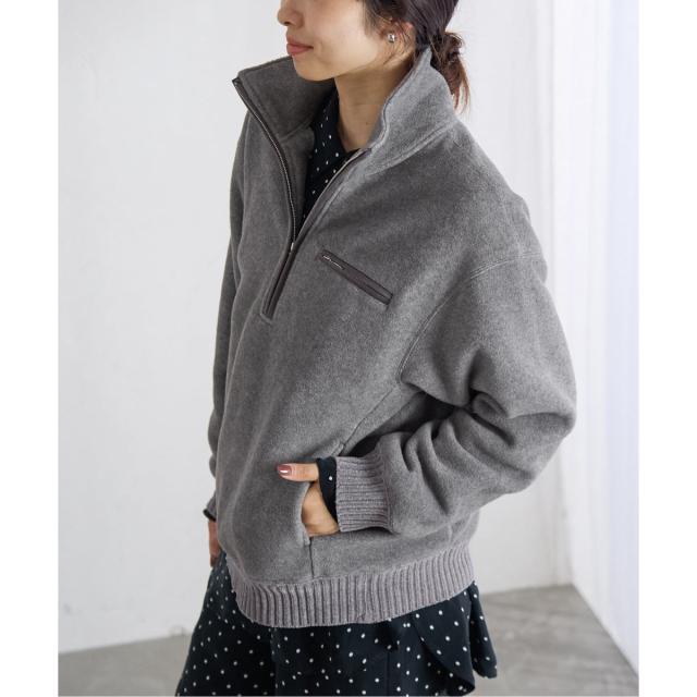 【NEW】イエナ（IENA）/フリースハーフジップ