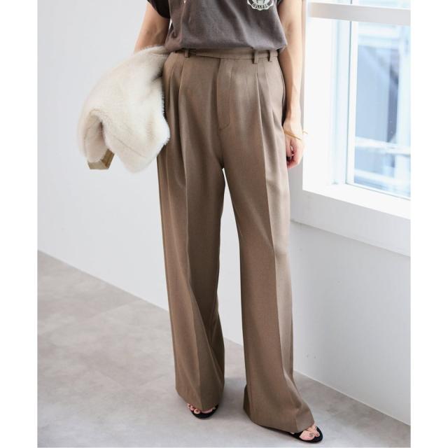 スローブ イエナ（SLOBE IENA）/PEツイルワイド2タックスラックス