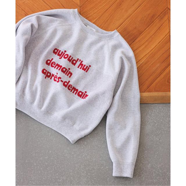 スローブ イエナ（SLOBE IENA）/スムースオーバーロゴニット