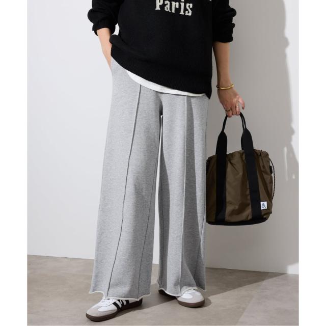 スローブ イエナ（SLOBE IENA）/《追加》裏毛ワイドパンツ