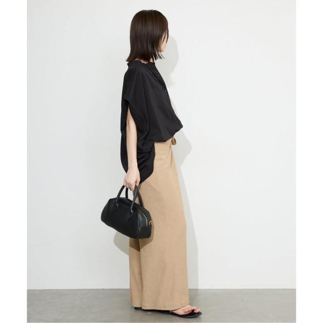 スローブ イエナ（SLOBE IENA）/《WEB・一部店舗限定/追加》レーヨンボイルバンドカラーブラウス