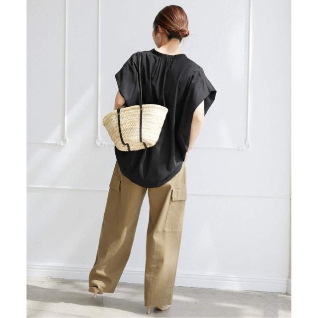 スローブ イエナ（SLOBE IENA）/《WEB・一部店舗限定/追加》レーヨンボイルバンドカラーブラウス