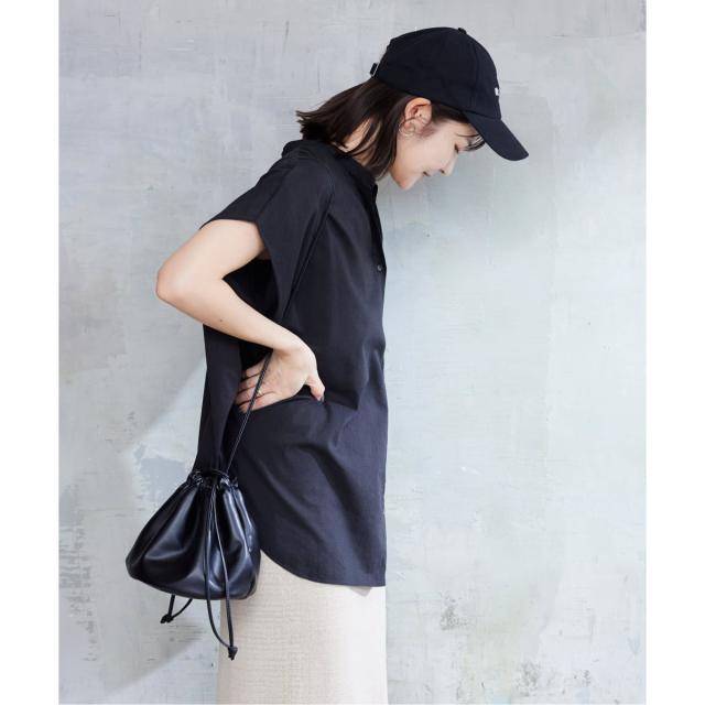 スローブ イエナ（SLOBE IENA）/《WEB・一部店舗限定/追加》レーヨンボイルバンドカラーブラウス