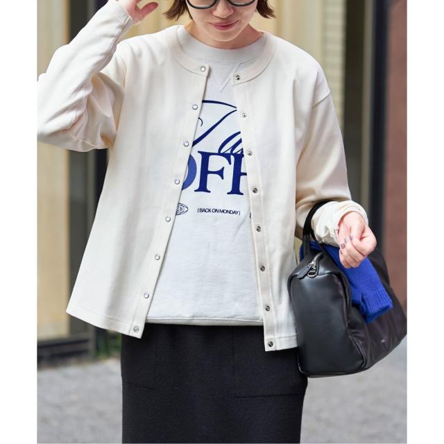 スローブ イエナ（SLOBE IENA）/《WEB限定/追加》フライスパールボタンカーディガン