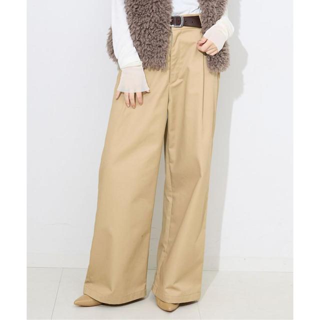 スローブ イエナ（SLOBE IENA）/チノタックワイドパンツ